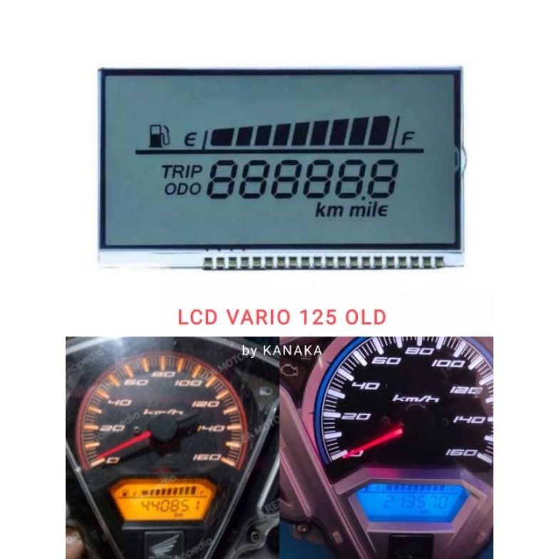 Jual LCD VARIO 125 old indikator Vario 125 Non Led Kondisi BARU LCD ...