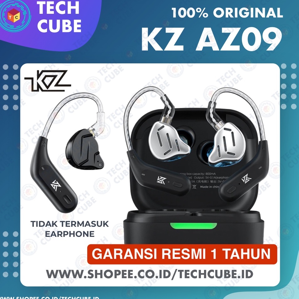 Jual KZ AZ9 TWS HD Upgrade Type B dan C Bluetooth Earphone ZSN PRO ZST ...