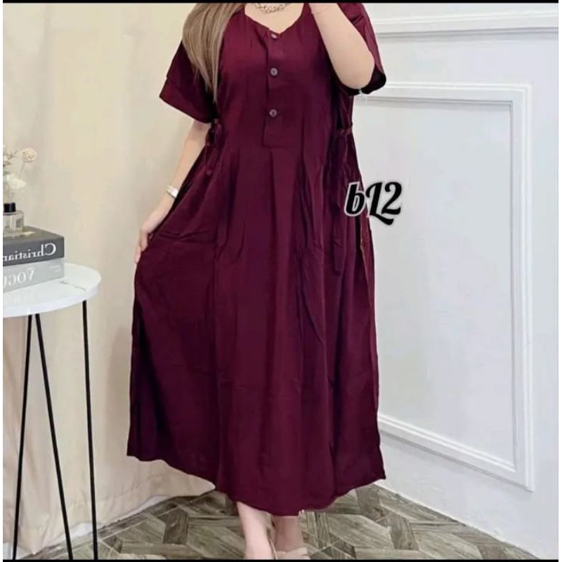 Jual Daster Chibi Polos// Daster Chibi Rayon Premium// Daster Chibi ...