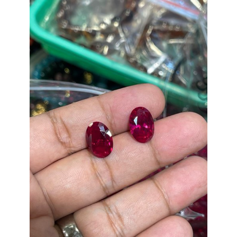 Jual King ruby 10x14 mili merah siam kating bangkok diamond selector naik harga satuan | Shopee ...