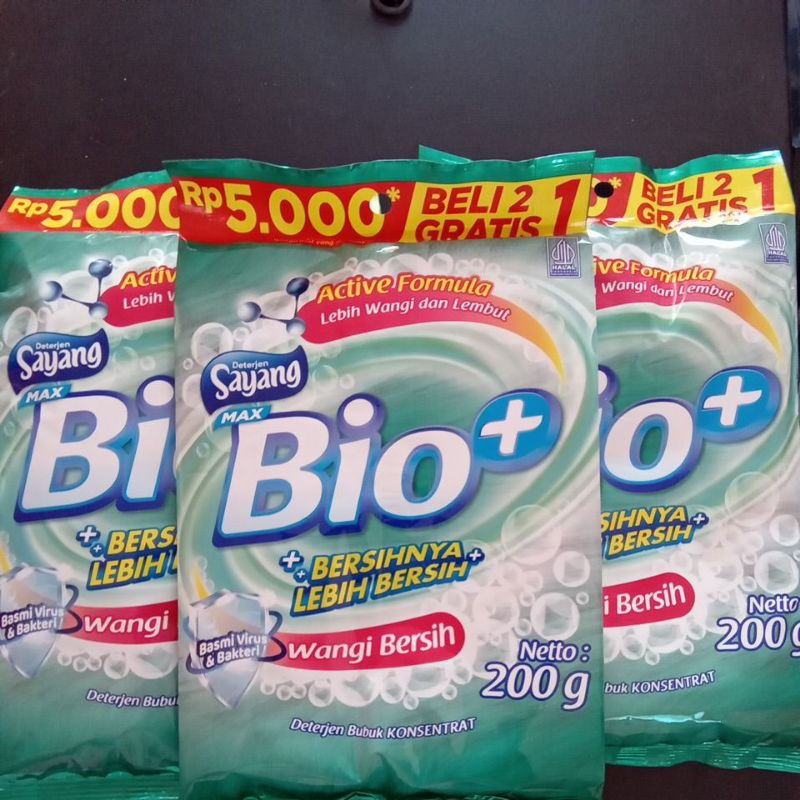 Jual Bio deterjen bubuk beli 2 gratis 1 | Shopee Indonesia