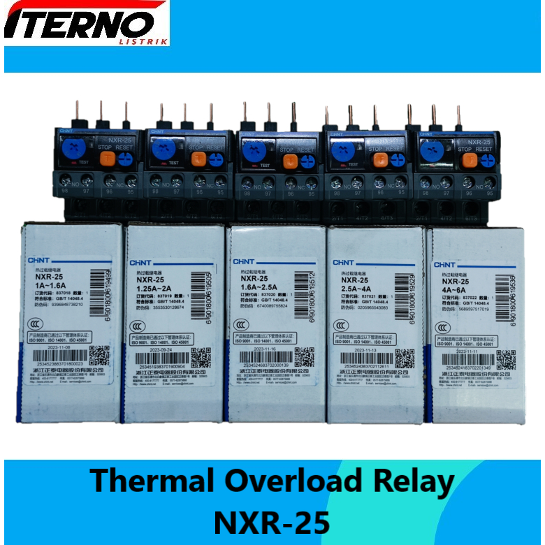 Jual NXR-25 Chint Thermal Overload Relay NXR25 | Shopee Indonesia