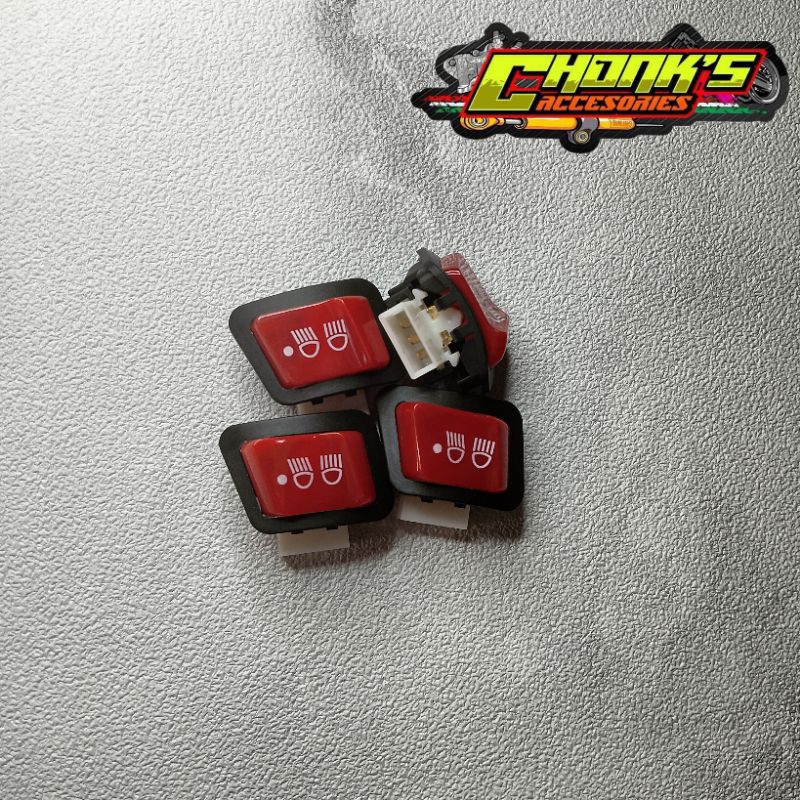 Jual Saklar dim motor saklar high low off beam motor 3 mode universal ...