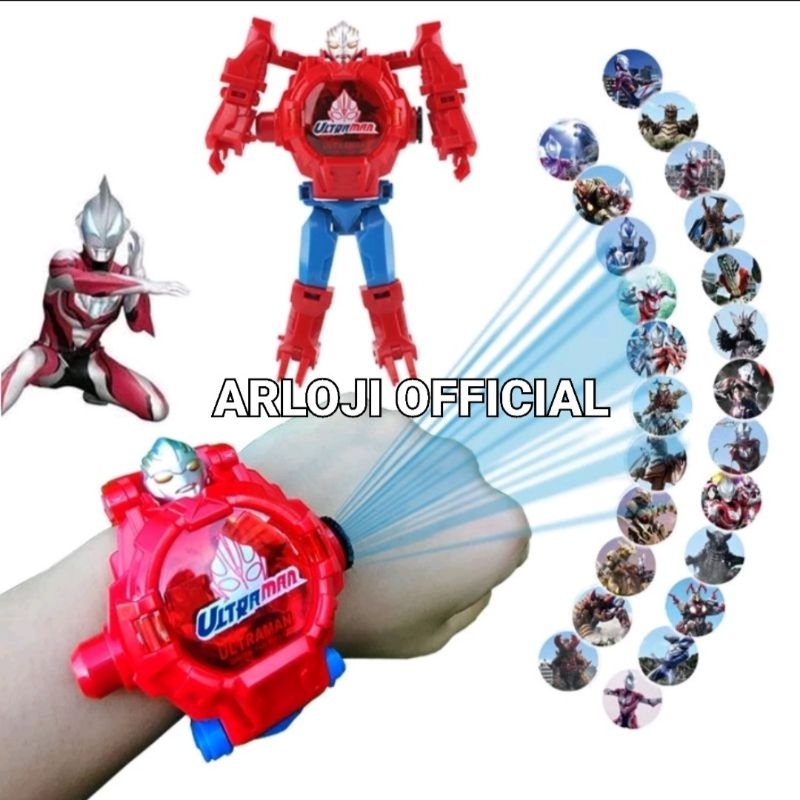 Jual Jam tangan Robot Super hero PROYEKTOR/ LED banyak karakter ...