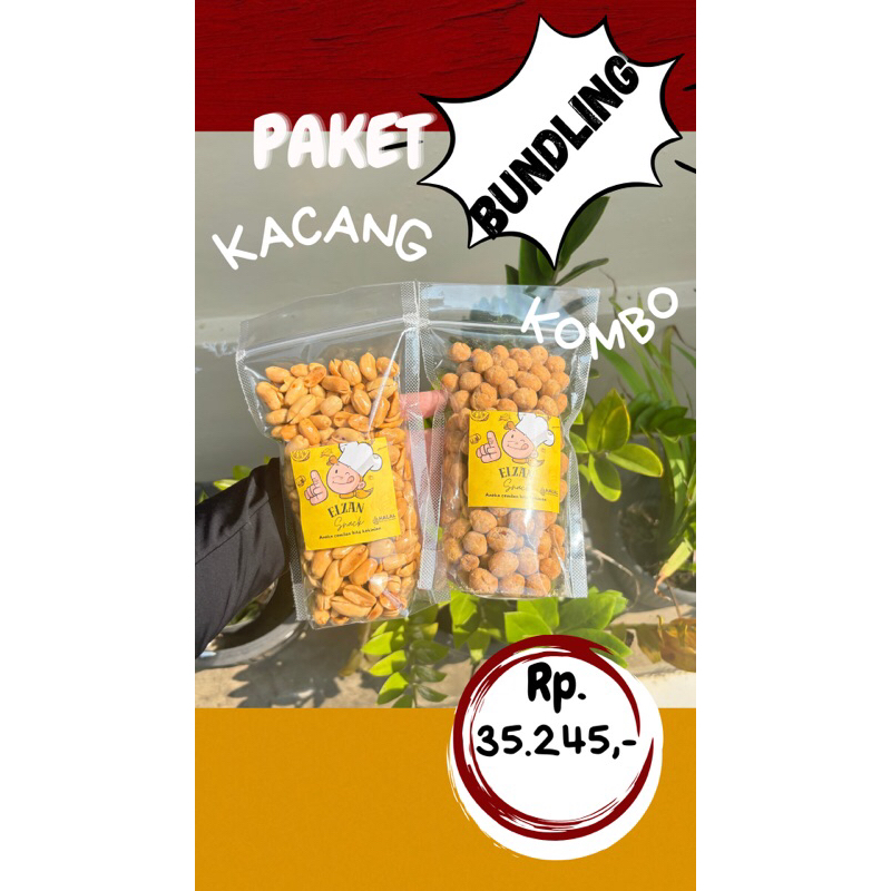 Jual PROMO PAKET HEMAT KACANG GORENG & KACANG TELUR (250gr) | Shopee ...