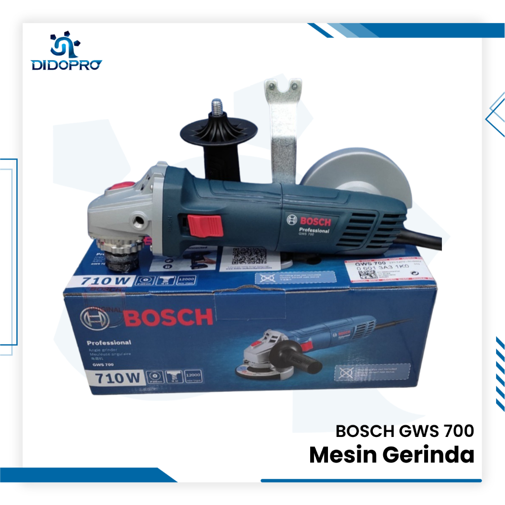 Jual Bosch Angle Grinder / Gerinda Tangan Listrik 100MM 710W GWS 700 ...