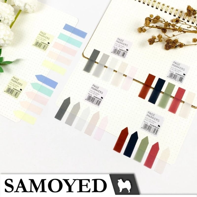 Jual Penanda / Pembatas Buku / Halaman Plastik / Plastic Page Markers ...