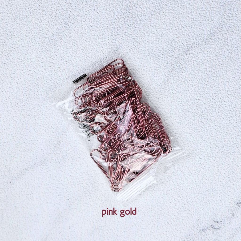 Jual Paper Clip Warna Metalic / warna macaron / Paper klip warna ...