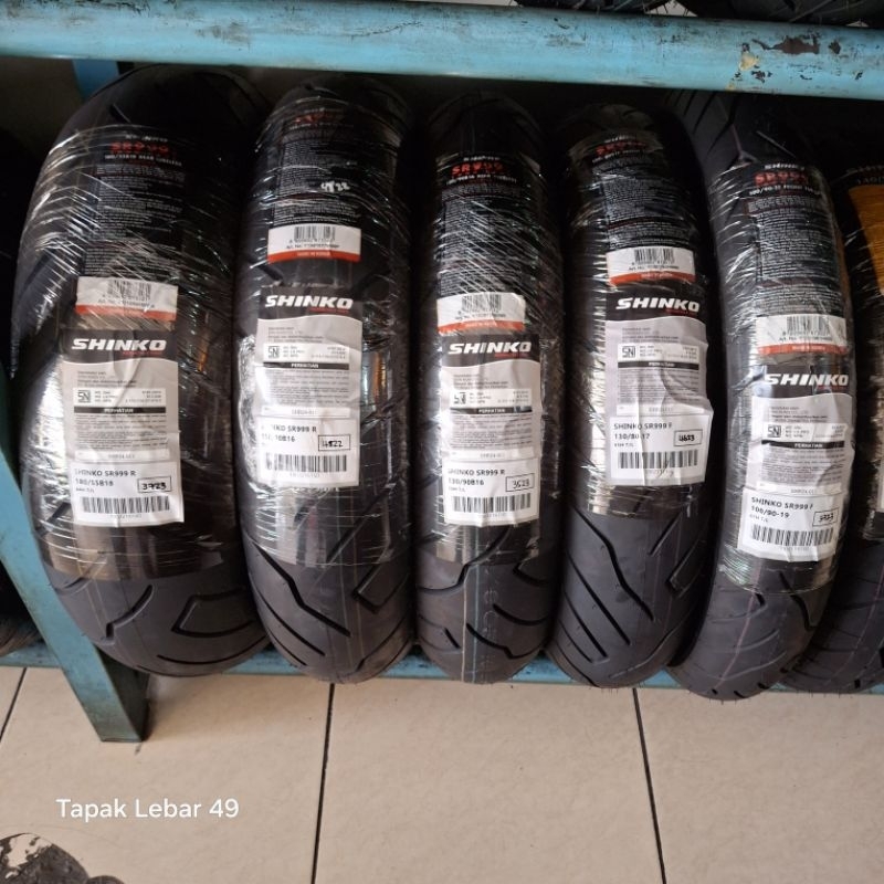 Jual Ban SHINKO SR999 130.60.19 Front For Ring 19 Tubeless Ban Cruiser Touring dan Harian Motor ...