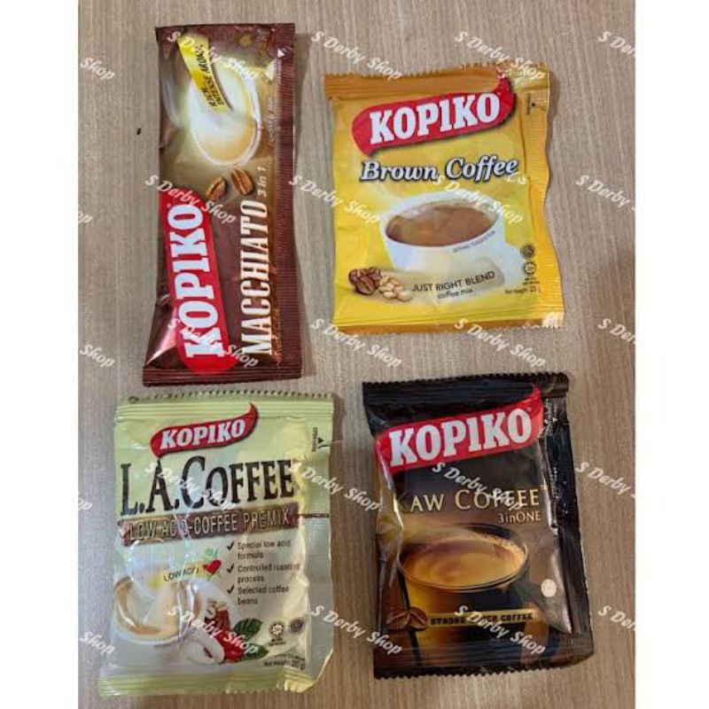 Jual Kopiko Brown Coffee Macchiato Kaw Low Acid Kopi Ecer Sachet de ...