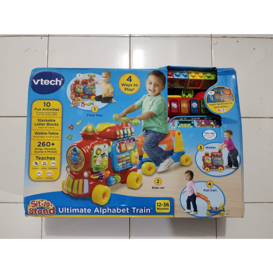 Jual Original VTech Sit-to-Stand Ultimate Alphabet Train [ Ready stock ...
