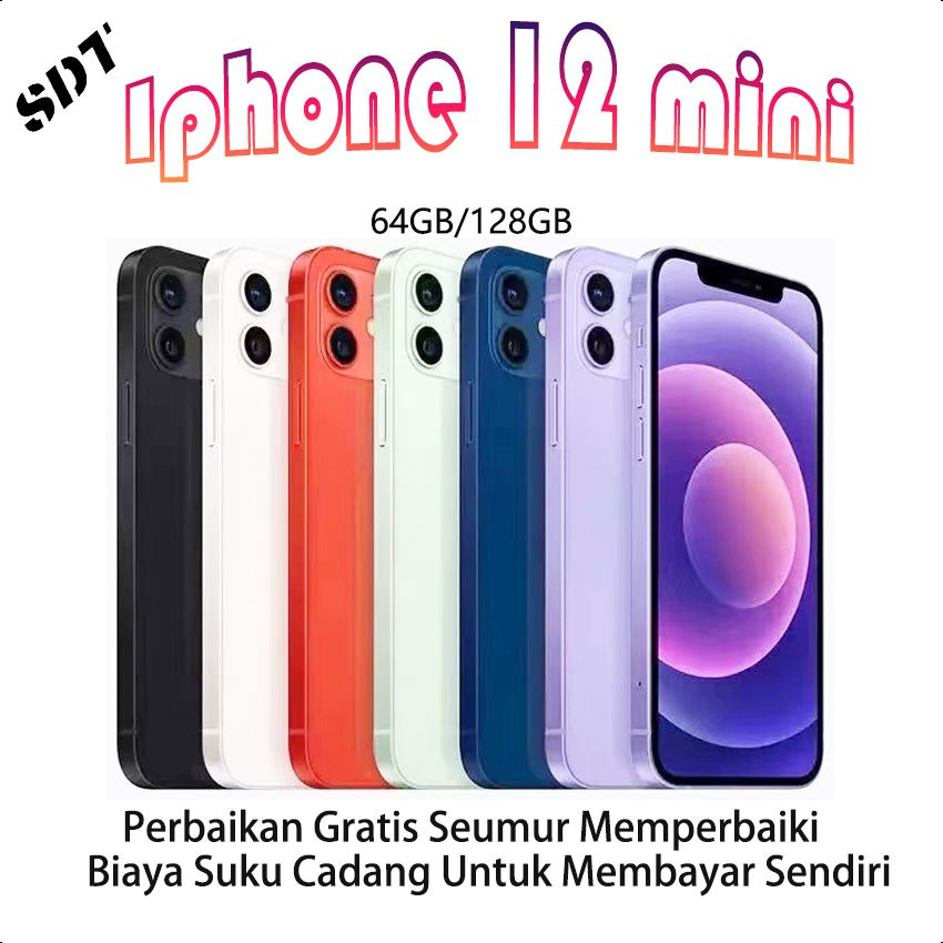 Jual iPhone 12 MINI 64GB/128GB Second/Bekas Fullset Original 100% Mulus Like New | Shopee Indonesia
