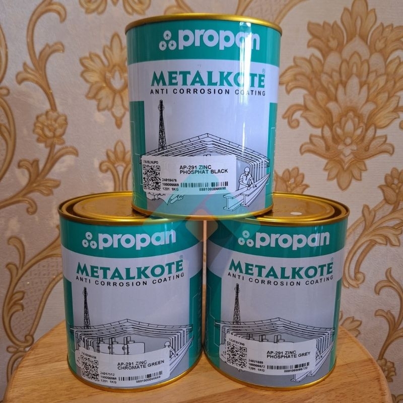 Jual Propan metalkote cat dasar zinc anti korosi AP291 1kg | Shopee ...