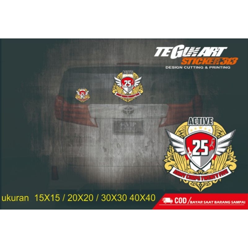 Jual STIKER CUTTING ARMY CORPS TWENTY FIVE | Shopee Indonesia