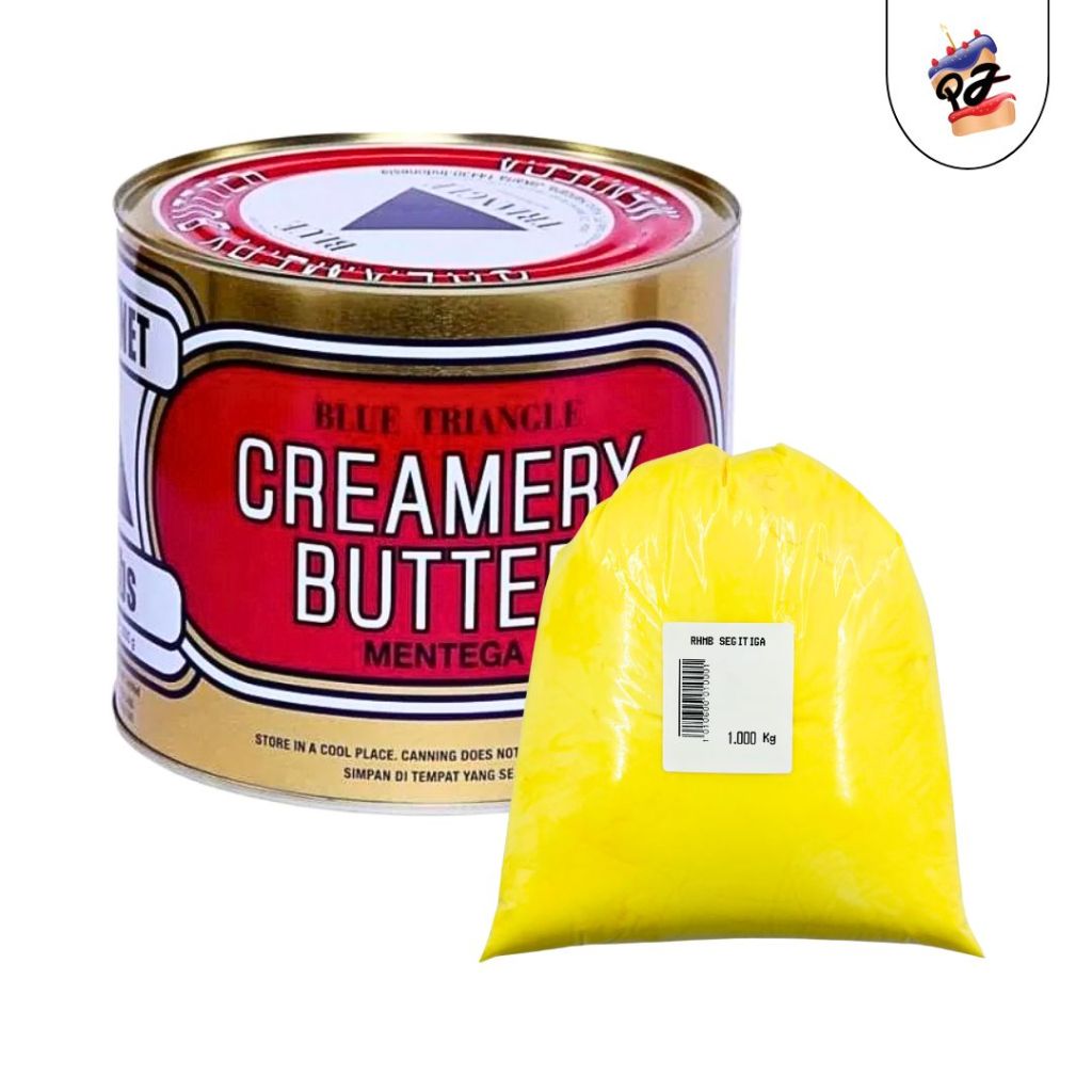 Jual ROOMBUTTER / BUTTER / MENTEGA SEGITIGA KEMASAN CURAH 1 KG | Shopee ...