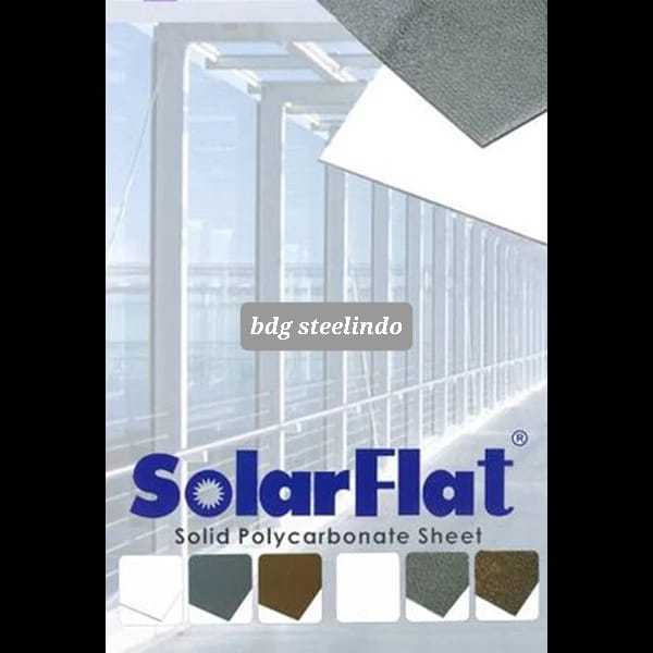 Jual SOLARFLAT plain clear 1.2mm/ Atap polycarbornate solid/ SOLAR FLAT ...