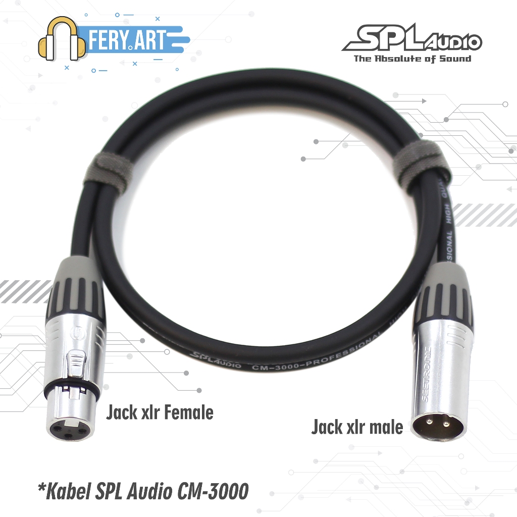 Jual Kabel mic input SPL Audio x Jack Seetronic | Shopee Indonesia
