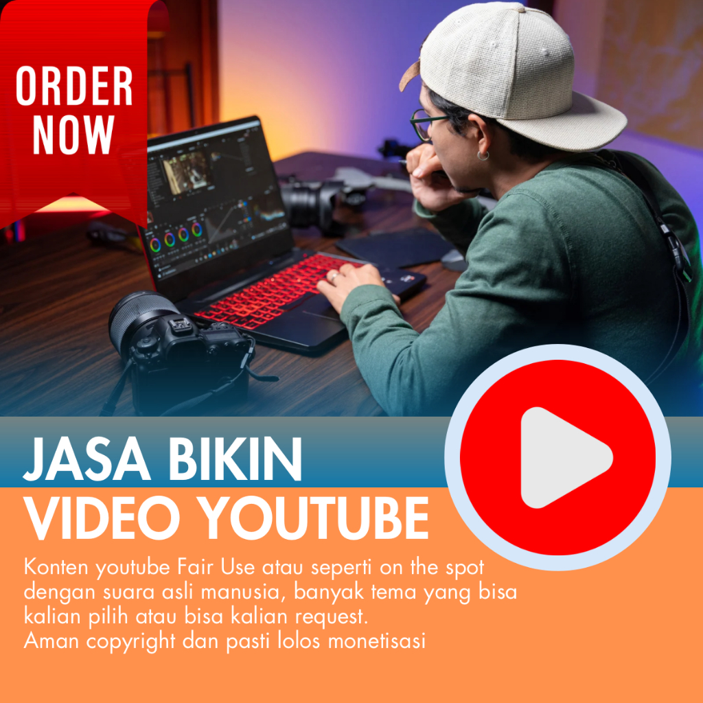 Jual Jasa Bikin Konten Youtube Fair Use Seperti Calon Sarjana Atau On The Spot Dengan Suara Asli ...