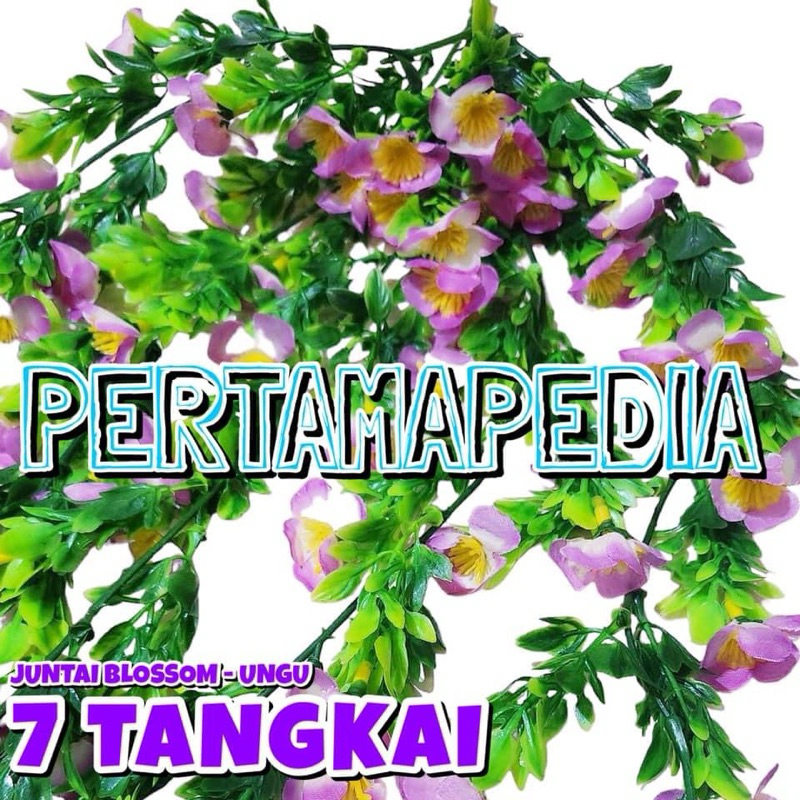 Jual PAKET LENGKAP POT JUNTAI BUNGA BLOSSOM X7/ Bunga Plastik/ Daun ...