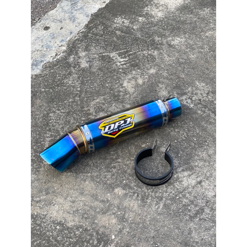 Jual silincer dpj original new type bulat segi enam twotone inlet 50inc ...