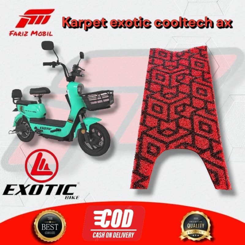 Jual Karpet Alas Kaki Sepeda Listrik Type EXOTIC COOLTECH AX | Shopee ...