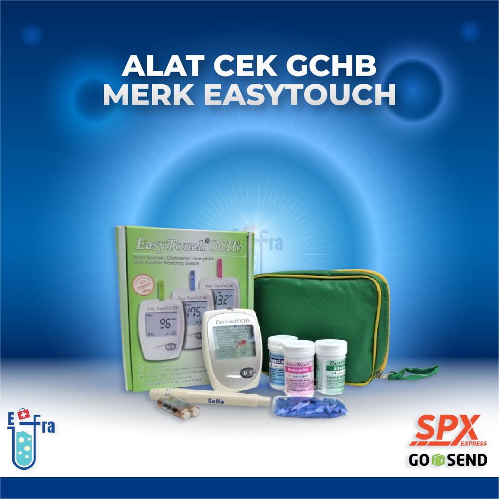 Jual Alat Tes Gula Darah, Kolesterol, dan Hemoglobin Easy Touch GCHb ...