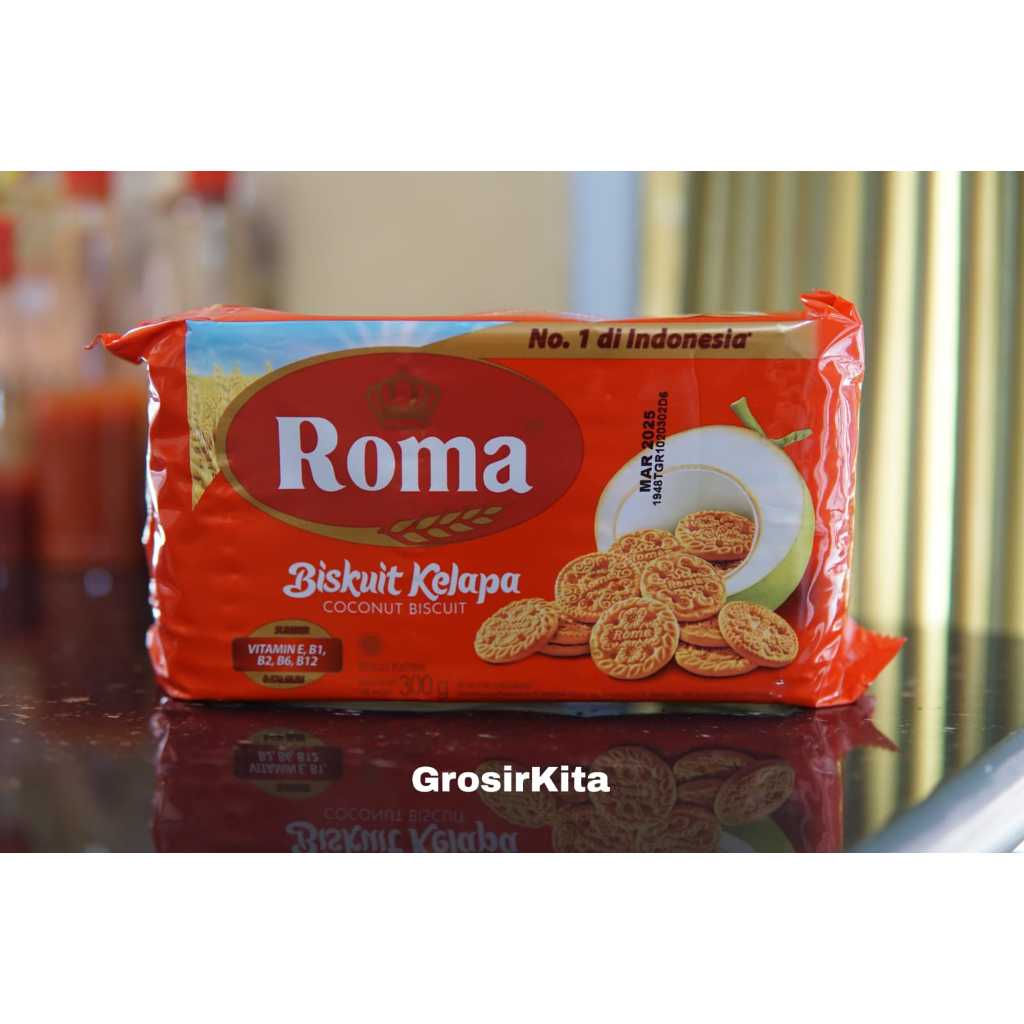 Jual ROMA BISKUIT KELAPA 300 gr | Shopee Indonesia
