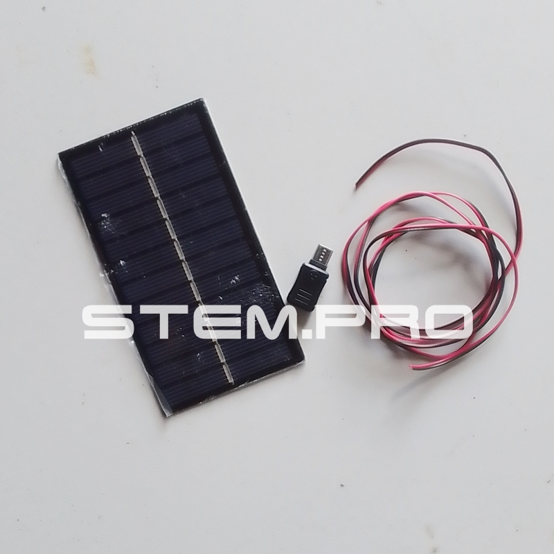 Jual Solar Panel Cell Surya 6 Volt dengan Kabel Micro USB Merakit ...