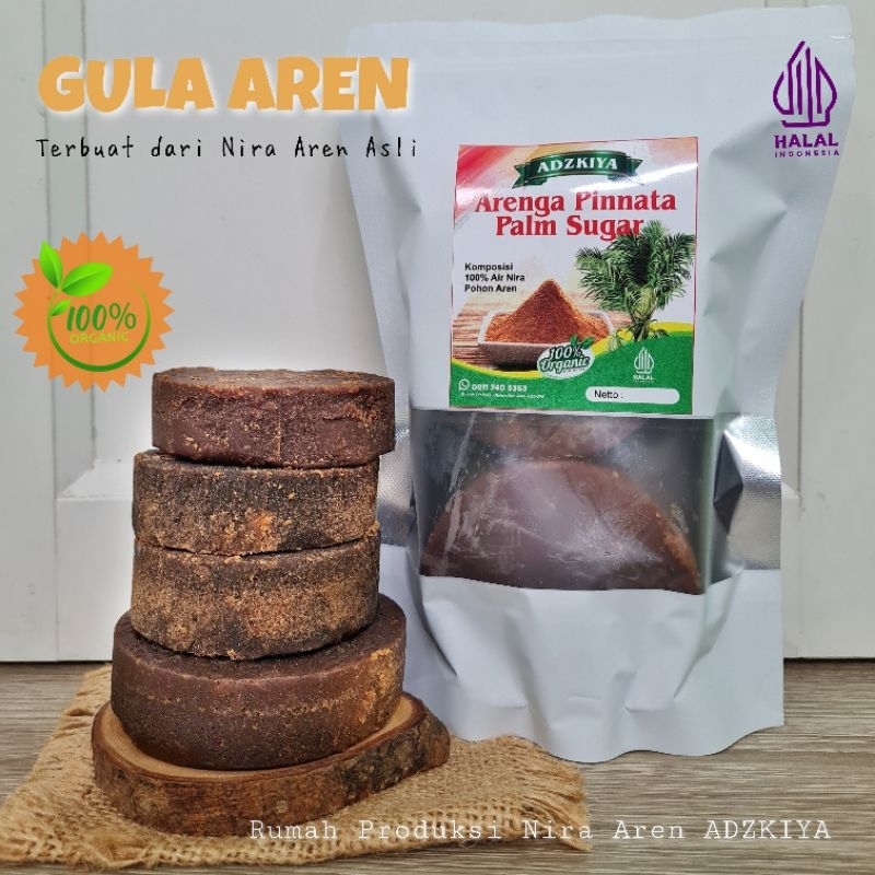 Jual Gula Aren Cetak Premium. Asli dari sadapan Nira Aren | Shopee ...