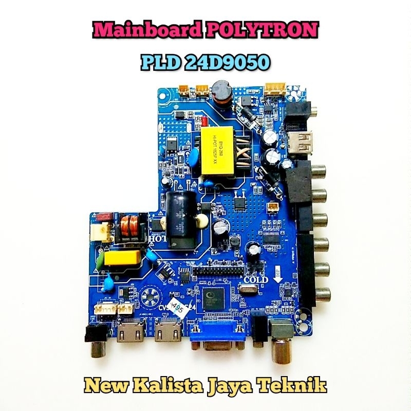 Jual MAINBOARD TV POLYTRON 24D9050 ORIGINAL CV56XL-E42 MB 24D9050 ...