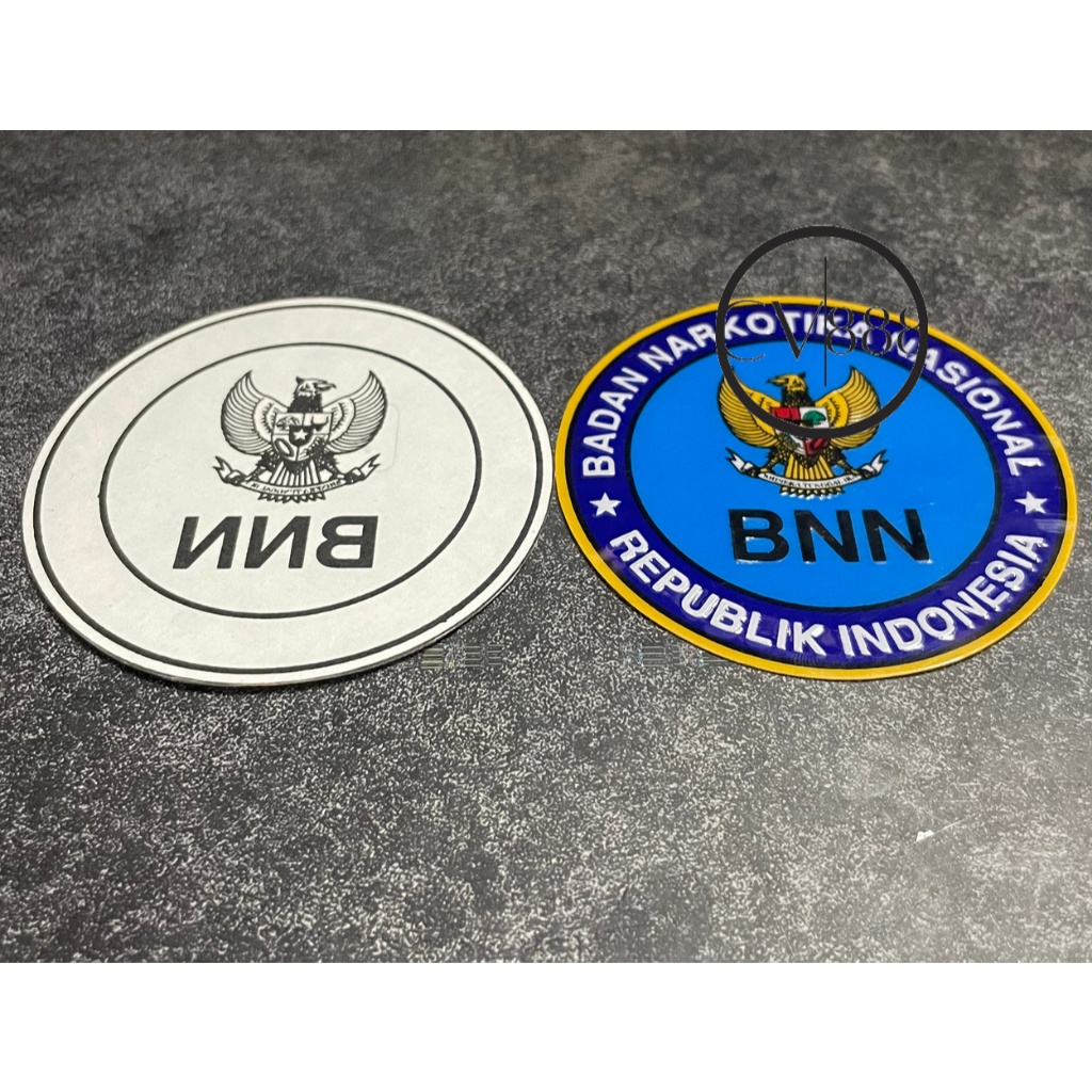 Jual Stiker BNN (Tempel Dalam) - Stiker Mobil Tempel Dalam BNN - Stiker ...