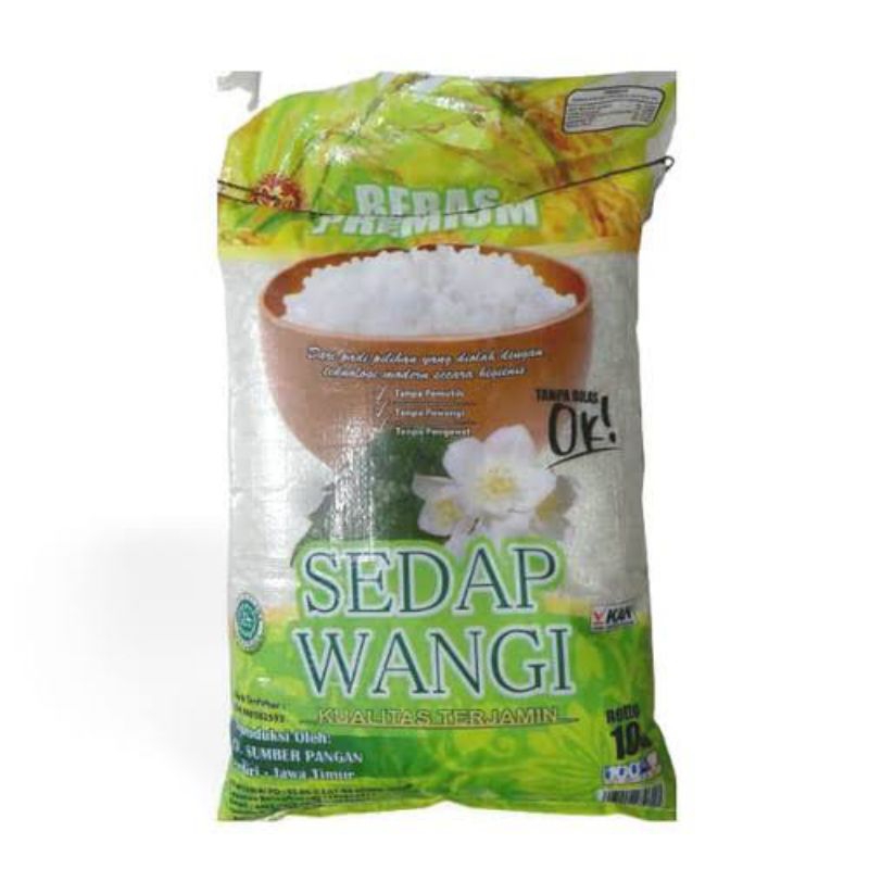 Jual beras premium sedap wangi 10kg | Shopee Indonesia