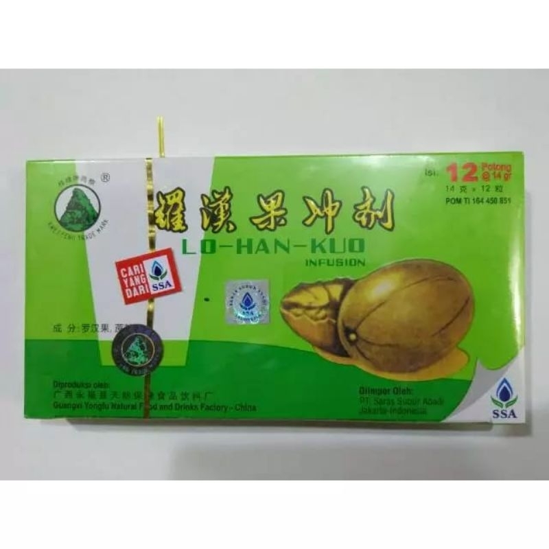 Jual LOHANKUO Lo Han Kuo infusion ( 12 potong) | Shopee Indonesia