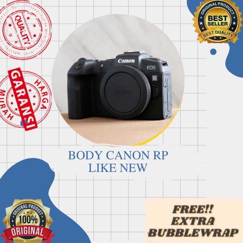 Jual Canon EOS RP Body ONLY EOS RP FULSET MURAH | Shopee Indonesia
