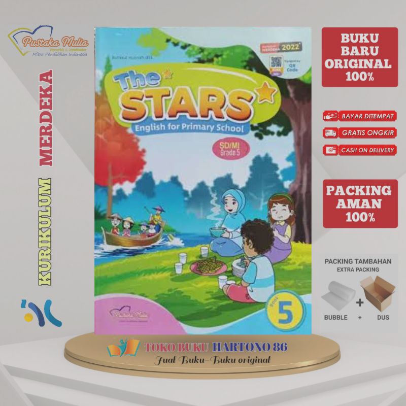 Jual Buku paket Bahasa Inggris (The Stars English for premary school) untuk SD/MI kelas 5 ...