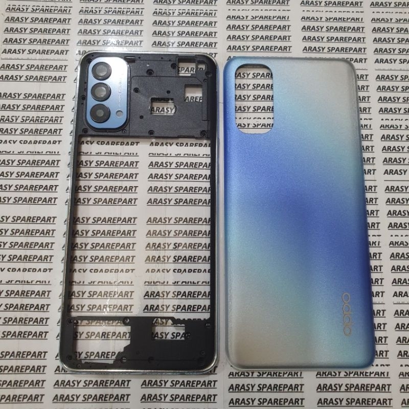 Jual Housing Kesing Casing Fullset Oppo Reno 4 4g Bezel + backdoor ...