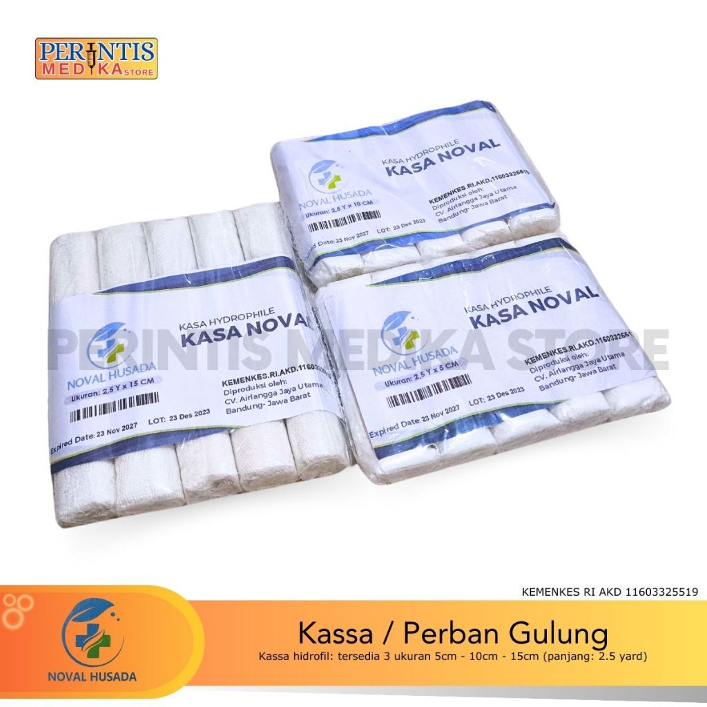 Jual Kassa Gulung 1 Pack l Perban Gulung Kasa 1 Pack | Shopee Indonesia
