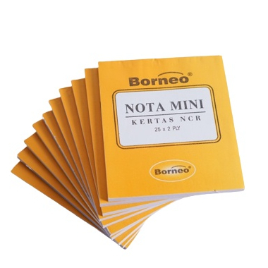 Jual TBMO (PACK) NOTA MINI NCR K2 BORNEO NTOB0007 PAS @10PCS | Shopee ...