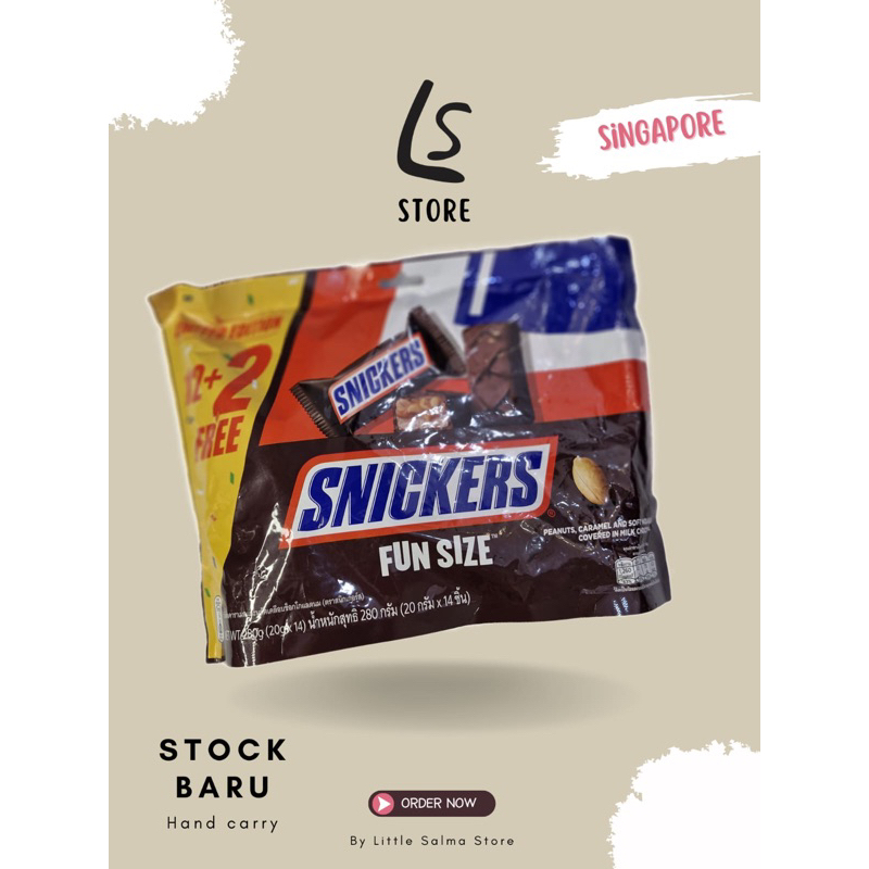 Jual Snickers Original Singapore | Shopee Indonesia