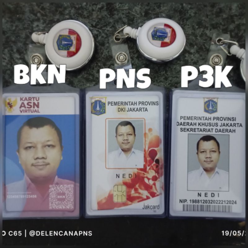 Jual ID CARD UNTUK PNS ATAU PPPK DAN BKN VIRTUAL| lencana pns | lencana ...