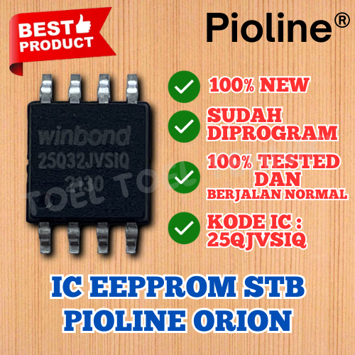 Jual IC EPROM STB PIOLINE ORION / IC EEPROM SET TOP BOX TV DIGITAL PIOLINE ORION | Shopee Indonesia