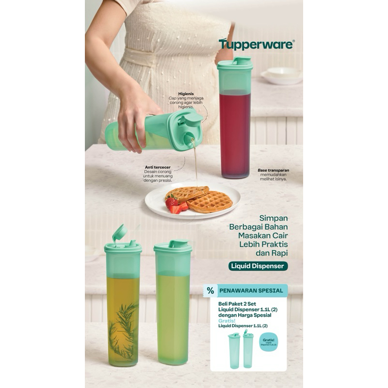 Jual Wadah minyak Tupperware , Cooking Oil Tupperware , Ezy pour ...