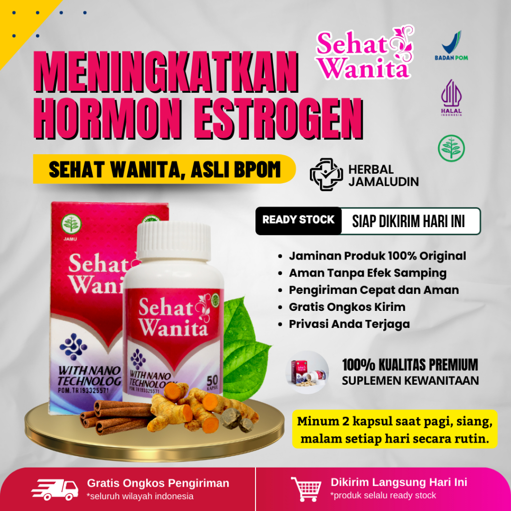 Jual Sehat Wanita Isi 50 & 100 Kapsul - Obat Gangguan Hormon Wanita ...