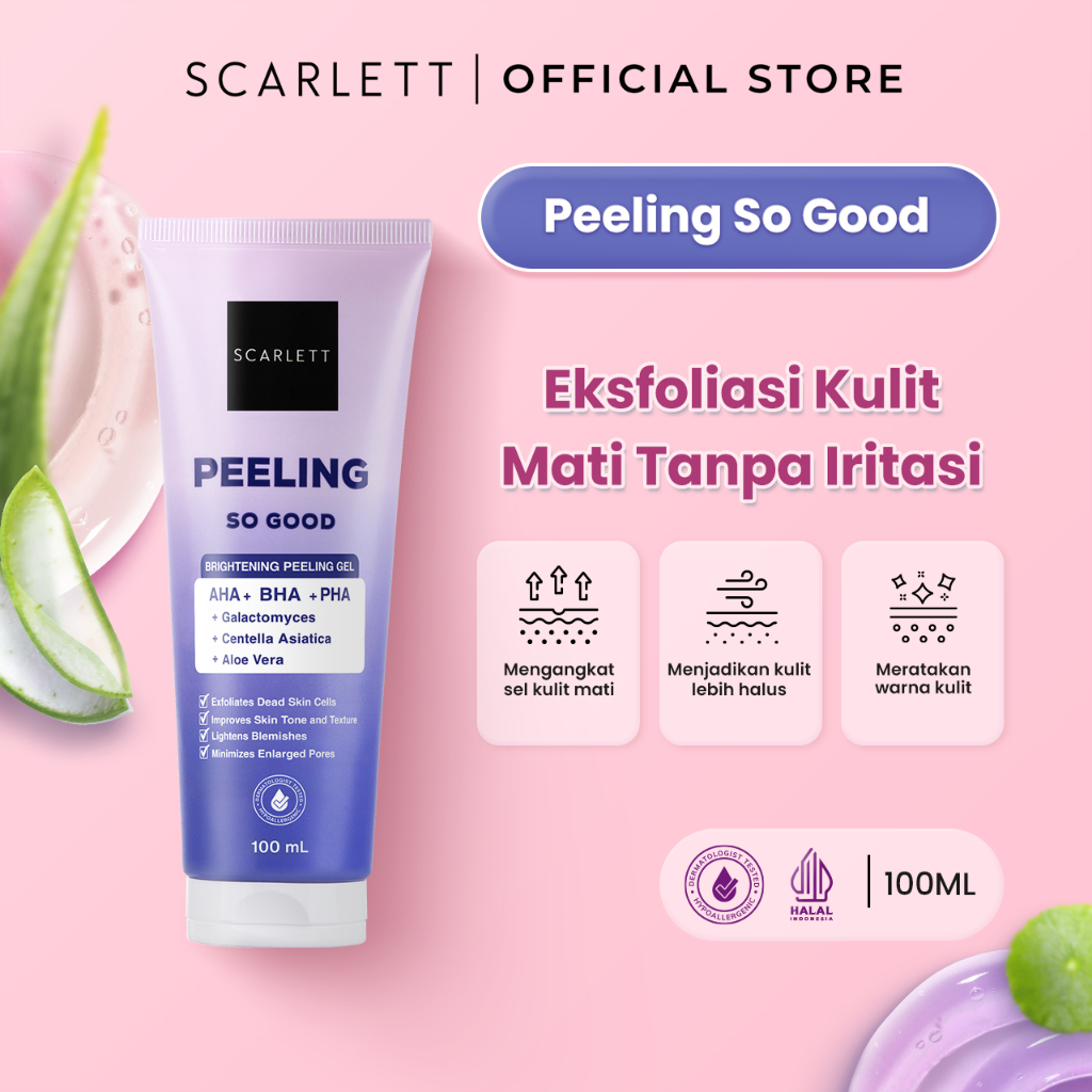 Jual SCARLETT Whitening Body Scrub 250ml - Pomegranate / Romansa ...