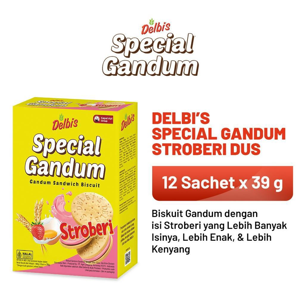 Jual Delbis Special Gandum Stoberi Dus (12 Sachet x 39 Gram) | Shopee ...