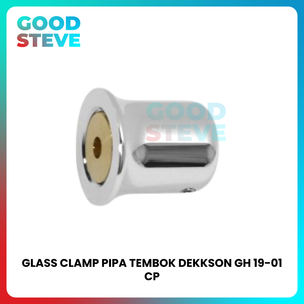 Jual Glass clamp Kaca Dekkson GH 19-01 CP Penghubung Pipa Ke Tembok ...
