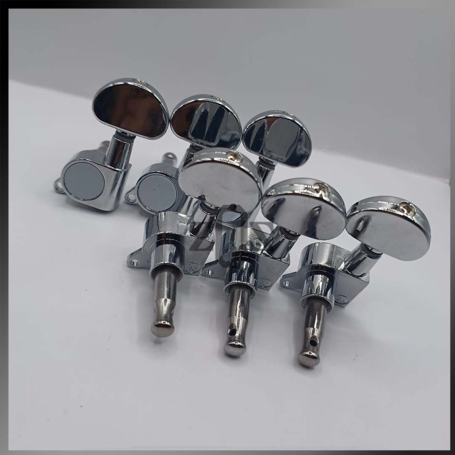 Jual Dryer Tuning Machine Peg Pemutar Senar Grover Mode 3R-3L Chrome ...