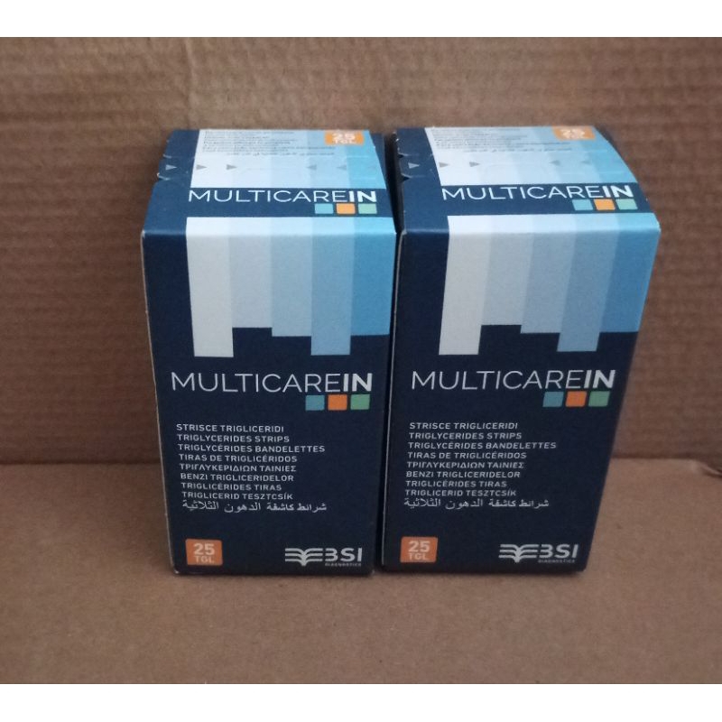 Jual MULTICARE IN Triglyceride Strip 25T | Shopee Indonesia