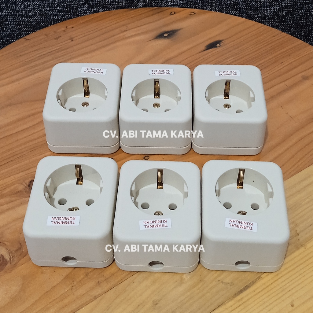 Jual Stop Kontak 1 Lubang UTICON 16A/250V | Shopee Indonesia