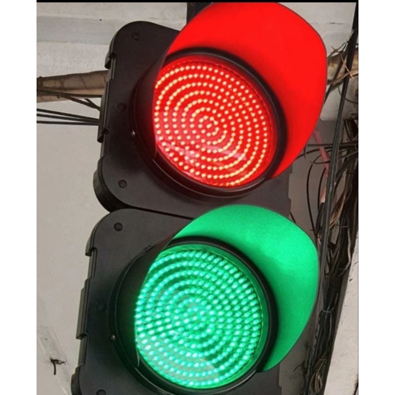 Jual Warning Light 20cm 2mata Merah Hijau Traffic Light Lampu Lalu ...